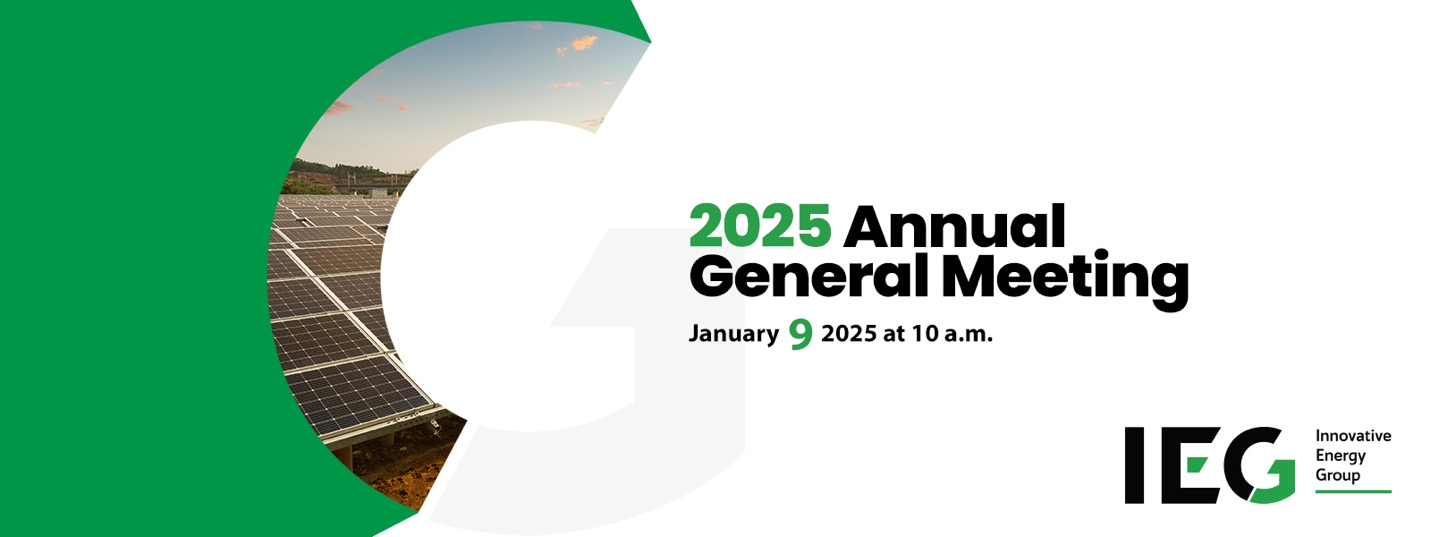 Innovative Energy Group Annual General Meeting - Jamaica Stock Exchange